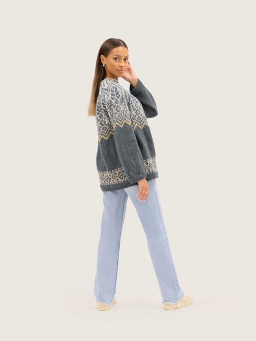 Skappel Timian strikkeoppskrift - Happy Knitting AS